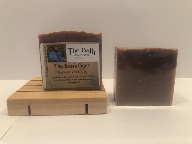 The Boss’s Cigar Soap Bar – The Bath Soap Company